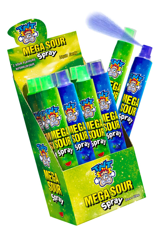TNT Mega Sour Spray 110ml – Sprinkles, Lollies and More